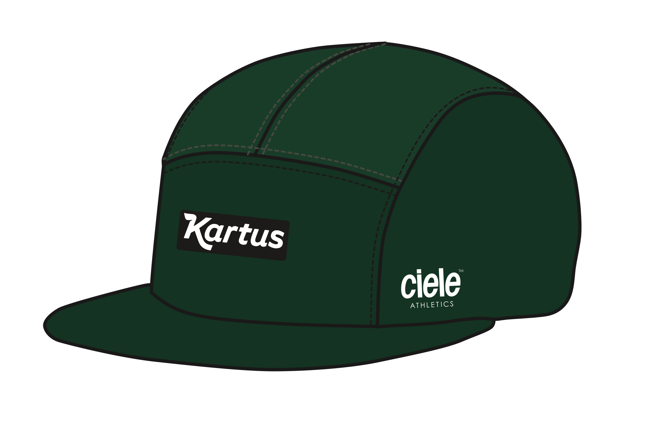 Kartus x Ciele 5-panel runner hat
